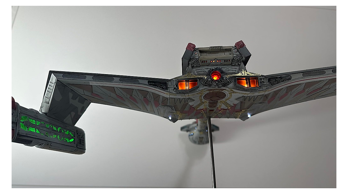 Star Trek Klingon Kronos One Model Kit - 1:350 Scale with Features