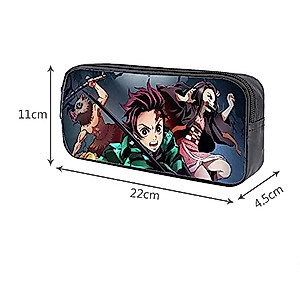 Demon Slayer Backpack Teens Anime laptop School Knapsack Toddler Travel Bag Outdoor Set of 3 (Style 10)