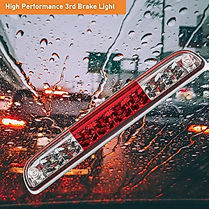 LED Third 3rd Brake Light Replacement for Ford F250 F350 F450 F550 Super Duty/Explorer/Ranger/Mazda B 1999 2000 2001 2002 2003 2004 2005 2006 2007 2008 2009 2010 2011 2012 2013 2014 2015 2016, Red