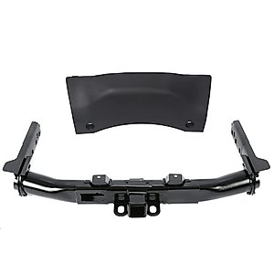 ECOTRIC Trailer Hitch Receiver Compatible with 2014-2019 Dodge Durango with Cover Bezel & Hardware 3 Stages Replacement for 82214135AB （2 Packages）