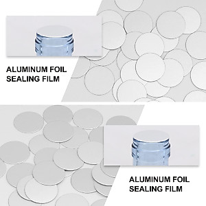 POPETPOP Seal Stickers Bottle Lid Aluminum Foil Cap Liner- 1000Pcs Aluminum Foil Sealing Gasket Seal Cap Liners Aluminum Foil Gasket Sealing Film for Glass Bottle