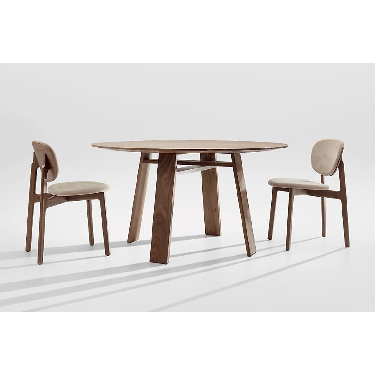 Timber 'Round' Table. All solid Hardwood. Highest quality on Amazon.