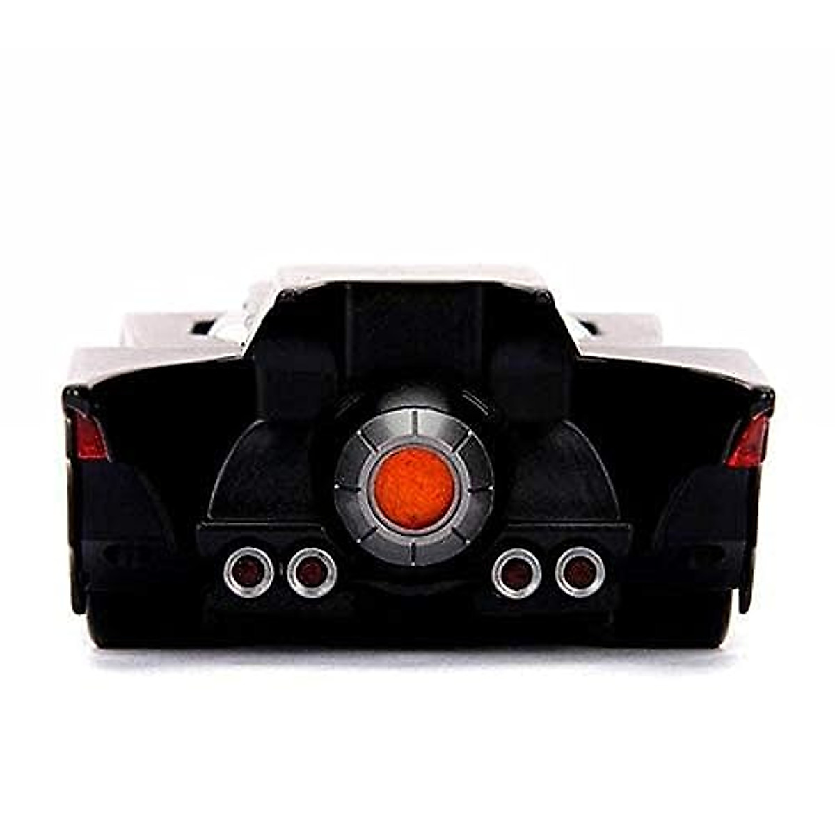 DC Comics 1:24 Batman Animated Series Batmobile Die-cast Car with 2.75" Batman Figure, Toys for Kids and Adults,Black