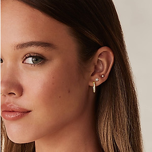 PAVOI 14K Flat Backs (Flower, Yellow Gold)