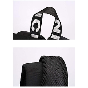 jupkem Hawkins Middle School AV Club College USB Charging Backpack Laptop Bag Travel Bookbag Daypack (balck)