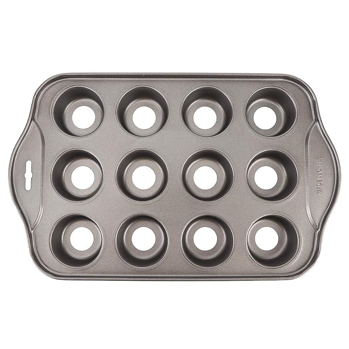 Mini Muffin Cheesecake Pan,12 Cavity with Removable Bottom Cupcake Pan Mini Round Cake Pans Nonstick Cake Mold DIY Baking Cake Mold Bakeware Kitchen Utensils