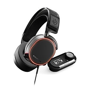 SteelSeries Arctis Pro + GameDAC Wired Gaming Headset - Certified Hi-Res Audio - Dedicated DAC and Amp - for PS5/PS4 and PC - Black