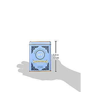 Harney & Son's Mothers Day Winter White Earl Grey Tea (20 Sachets, 1.4oz Tin) - Chinese White Tea Blended with Natural Lemony Bergamot - Caffeinated, Light Bodied Brew - Comes in Decorative Tin
