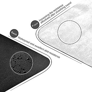 OTVEE Mermaid and Moon Yoga Mat for Women Non Slip Ultra Thin 1 MM Travel Yoga Mat with Carrying Bag Suede Fitness Exercise Mat for Yoga Pilates Workout Routines Camping