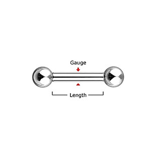 12mm Pair of Opal Prong Set Surgical Steel Barbells Nipplerings Nipple Rings 14G - Blue