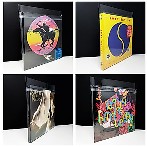 Medium Box Set Sleeves (x5) 2mil + Seal Up - Outer Plastic Resealable Poly Bags for 12" LP Vinyl Record Album Boxset (+1 Free Dj Magnet)