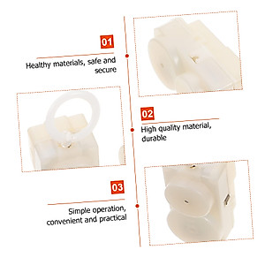 2pcs Plush Pulling Tail Ring Doll Making Built in Plush Plastic DIY Supplies Shake Drawstring Single Head Plastic