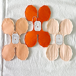 10PCS Four Leaf Clover Paper Flowers Garland Decorations Four Leaf Clover Paper Banner Tissue Paper Streamers Reusable Hanging Garland for Birthday Wedding Party Backdrop Home Decor(Orange kit)