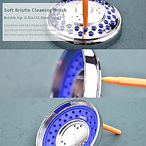 Shower Head Cleaning Brush, Shower Head Cleaning Tools Showrhead Picks Shower Head Cleaning Brush Anti Clogging Cleaning Brush for Small Holes Gaps Nozzles Crevices Jewelry Cleaning