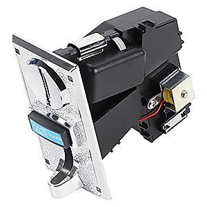 Coin Acceptor,Multi Coin Acceptor Selector Roll Down Coin Mech Electronic Coin Selector for Arcade Game Mechanism Vending Machine Washing Machine