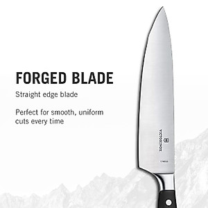 Chef's, 8 in, Black POM Handle