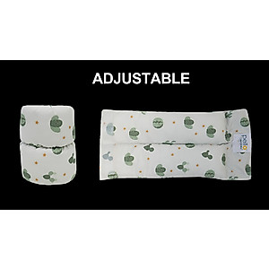 Pello Comfy Cradle Nursing Arm Cushion, Breastfeeding and Bottle Feeding Head Support Cushion, Travel-Friendly and Washable, Reversible Adjustable Nursing Cushion for Newborn, (Wilder)