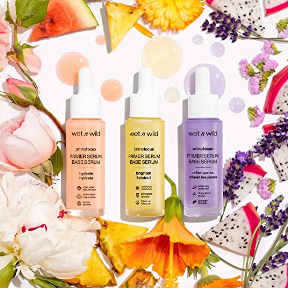 wet n wild Prime Focus Primer Serum for Face, Hydrating for Dry Skin, Makeup Primer Serum