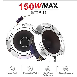 huananhe 4-inch Tweeters for Car Audio600 watt high Compressed Titanium Bullet Super Tweeter Unit Factory Direct Wholesale Price