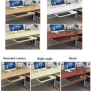 Sliding Under Table Desk Mount Drawer Keyboard Tray Under Desk Mouse Tray Underdesk Shelf Improve Comfort While Increasing Usable Desk Space