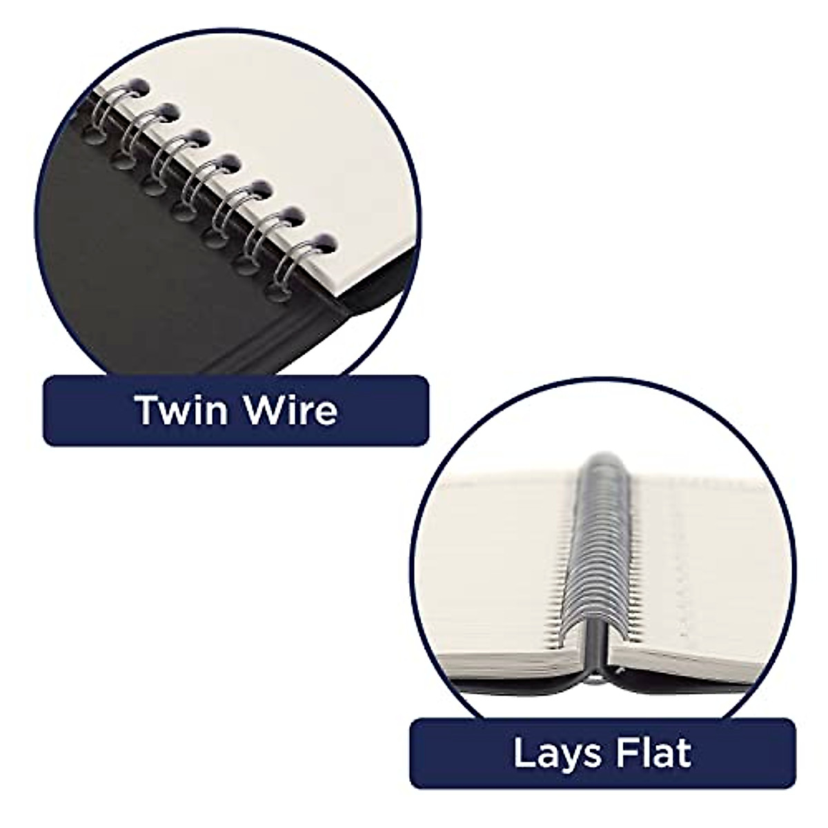 AT-A-GLANCE 2023-2024 Planner, Weekly & Monthly Academic Appointment Book, 8-1/4" x 11", Large, Recycled, Black (70957G05)