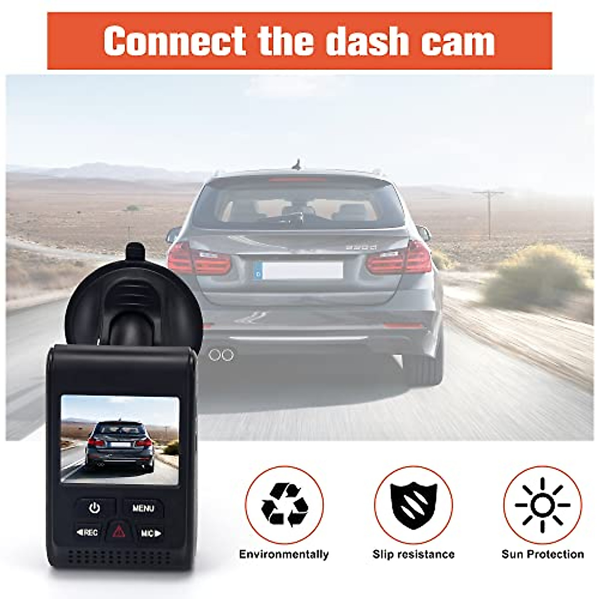ChengFu Dash Cam Mount, Dash Cam Suction Mount, Dash Cam Mount Holder, Compatible with VIOFO A119 V3