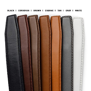 KORE Men’s Full-Grain Leather Track Belt | “Endeavor” Alloy Buckle