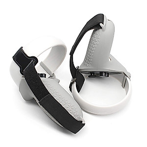 HIJIAO Knuckle Strap & Controller Grip Skin for Oculus Quest 2 (Gray)