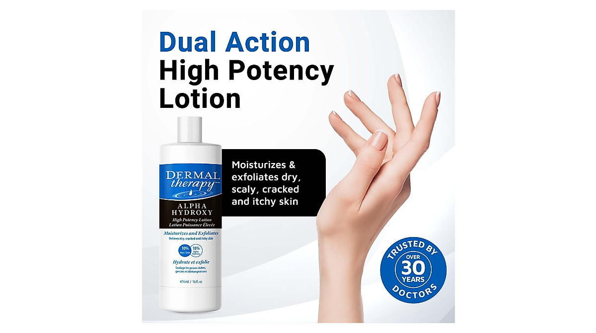 Dermal Therapy Alpha Hydroxy Lotion | Exfoliating Moisturizer for Dry Skin