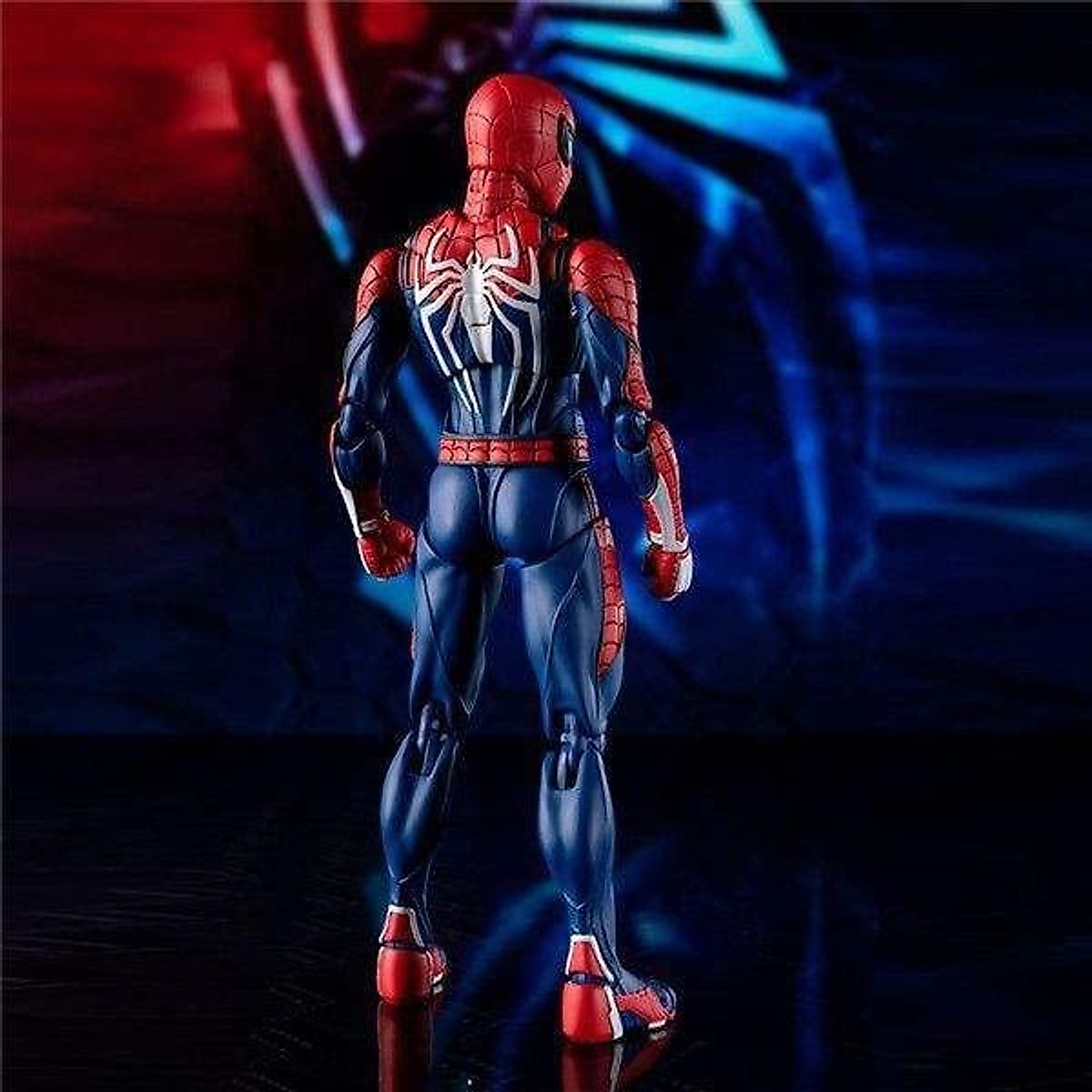 SGJH WD Spiderman Action Figure Spiderman Toy Upgrade Suit Game Spiderman, Hand Office Aberdeen Decoration Model