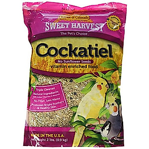 Sweet Harvest Kaylor-Made Cockatiel Food Without Sunflower