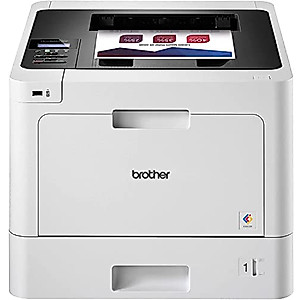 Brother Color HL-L8260CDW Single-Function Wireless Laser Printer, White - Print Only - 33 ppm, 600 x 2400 dpi, 8.5 x 14 Print Size, Auto 2-Sided Printing, Ethernet