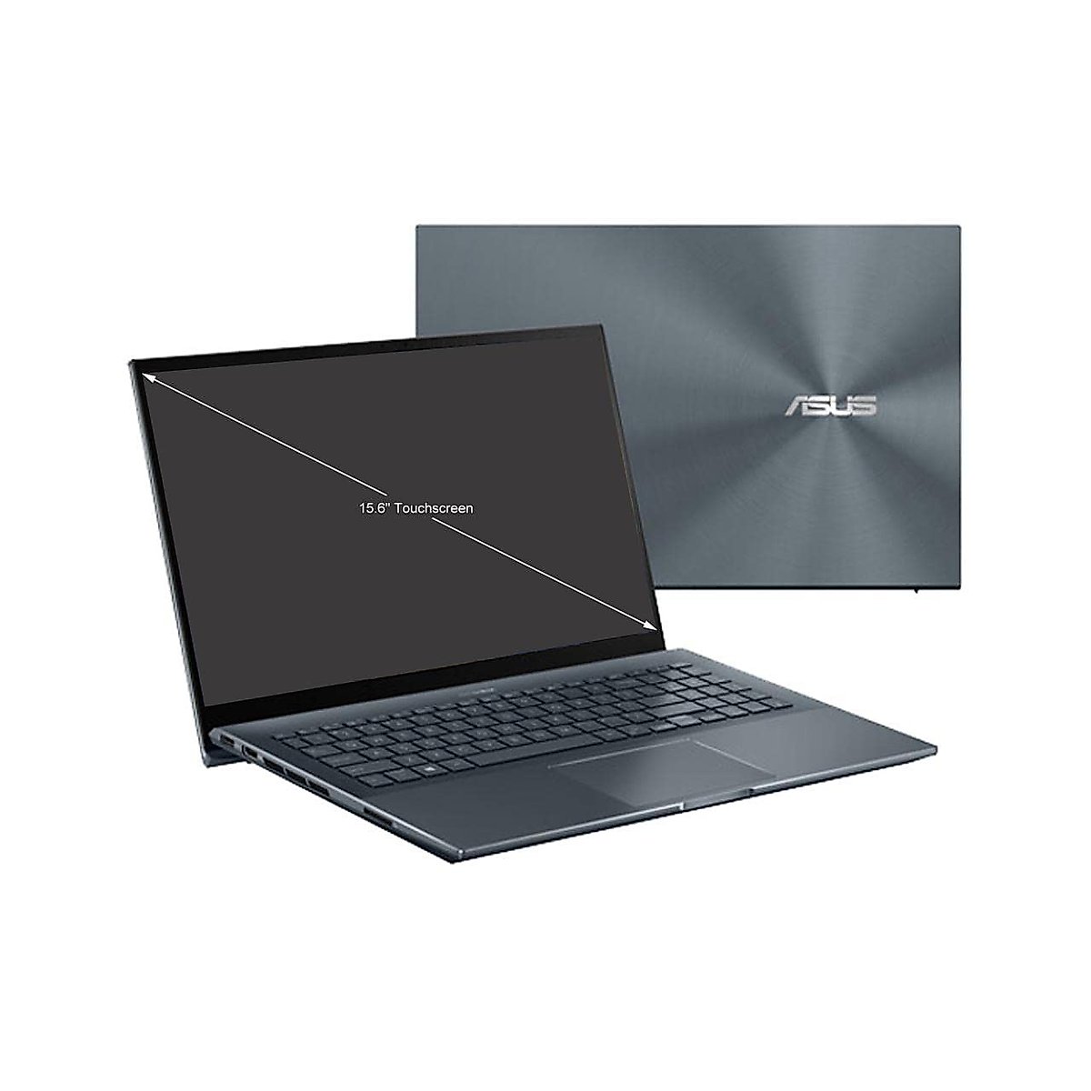ASUS 2023 Zenbook Pro 15 OLED FHD Touchscreen PC 8-Core AMD Ryzen 9 5900HX NVIDIA GeForce RTX 3050 Ti 4GB GDDR6 16GB DDR4 1TB NVMe SSD WiFi AC USB-C HDMI2.0 Backlit Keyboard Windows 11 Pro w/RE USB