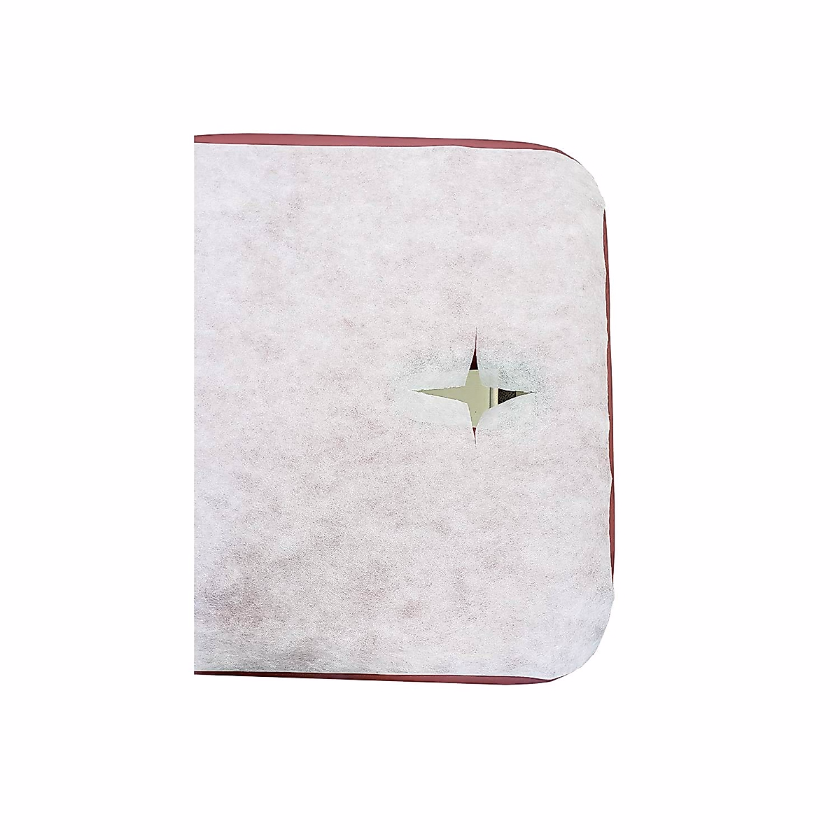 TOA Disposable Exam Table Paper 6 Roll Case - Strong Non Woven Table Paper - Medical Bed Cover - Pre-Cut Paper Sheets with Face Hole - Latex-Free - White Examination Bed Paper - 50 Sheet per Roll