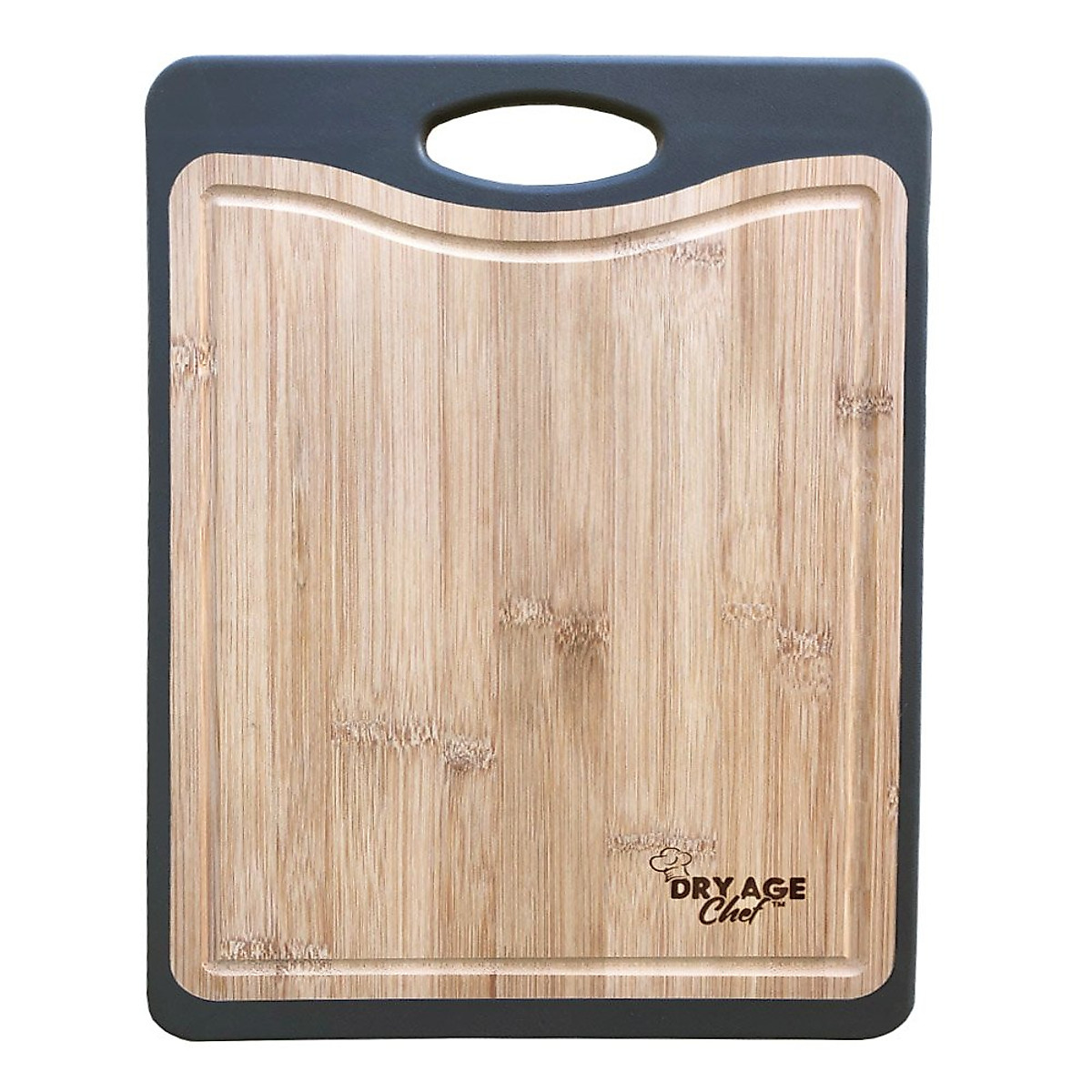 Dry Age Chef German Stainless Steel Chef/Butcher Knife & Hybrid Cutting Board Combo