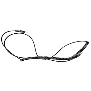 Rockville DJ Headphones w/Detachable Coil Cable, Case+Extra Ear Pad (DJ1500)