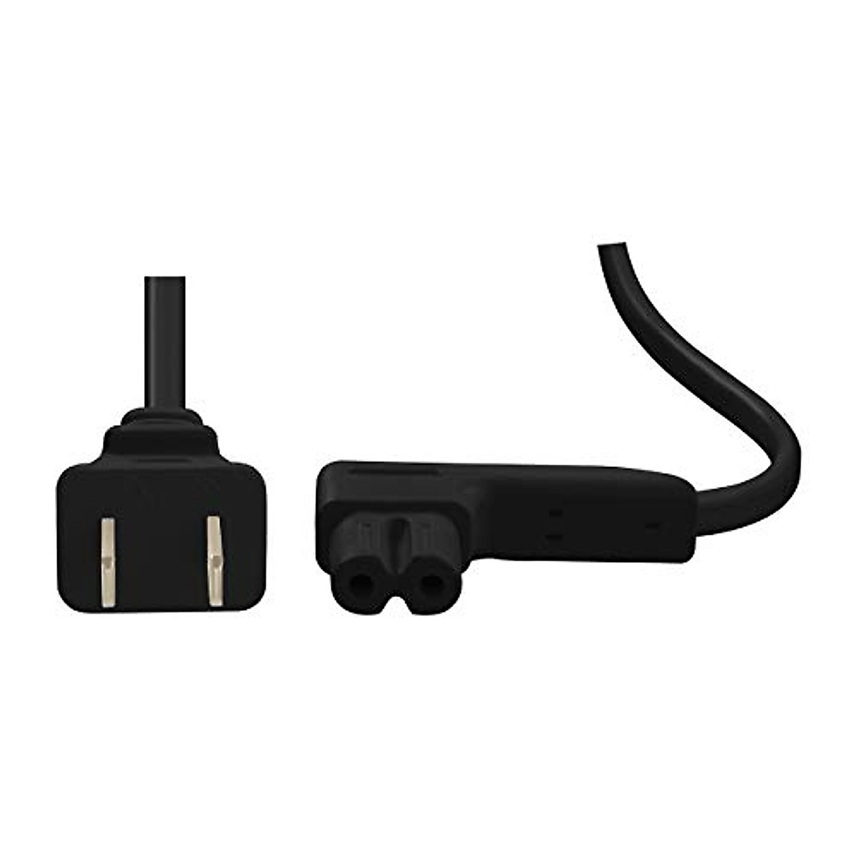 Vebner 19.5in Power Cord Compatible with Sonos One, Sonos One SL, Sonos Play-1 Speakers - Power Plug Cable (Short, Black)