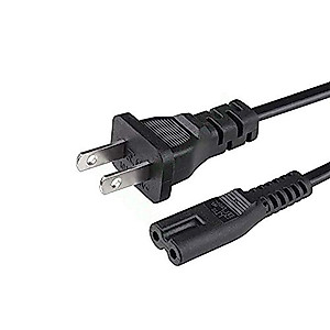 PPJ AC in Power Cord Outlet Socket Cable Plug Lead for Epson WF-2630 WF-6090 WF-4640 WF-2650 WF-7110 WF-7620 WF-3640 WF-2760 WF-4630 Workforce All-in-One Printer