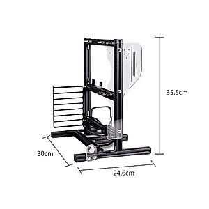 Black PC Frame Test Bench ITX ATX MATX Test Bench Open Air Case Water Cooling Fan Chassic