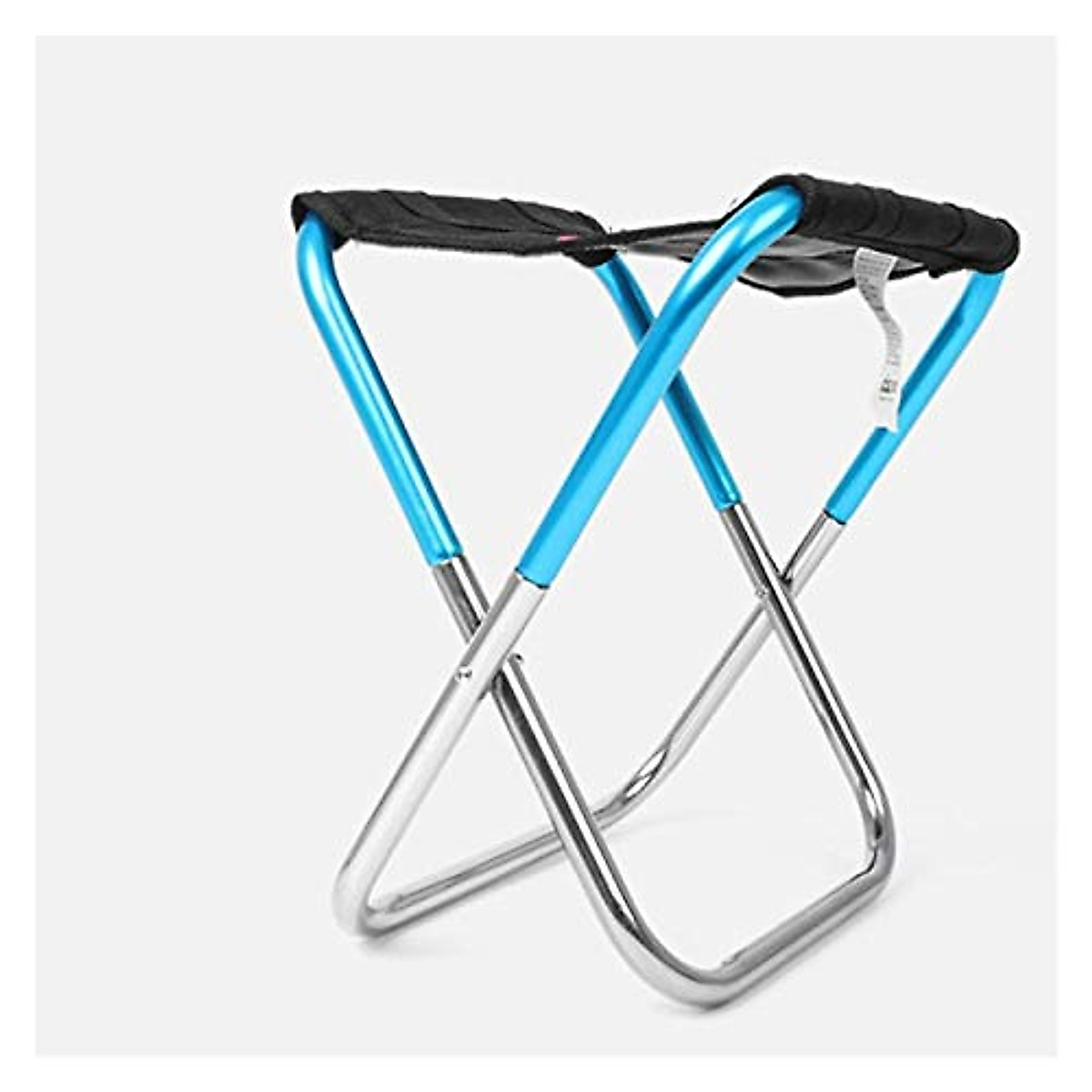 TRENTSNOOK Exquisite Camping Stool Portable Aluminum Alloy Folding Chair Stool Seat Outdoor Fishing Camping Picnic Thickened Folding Chair Fishing (Color : 2)
