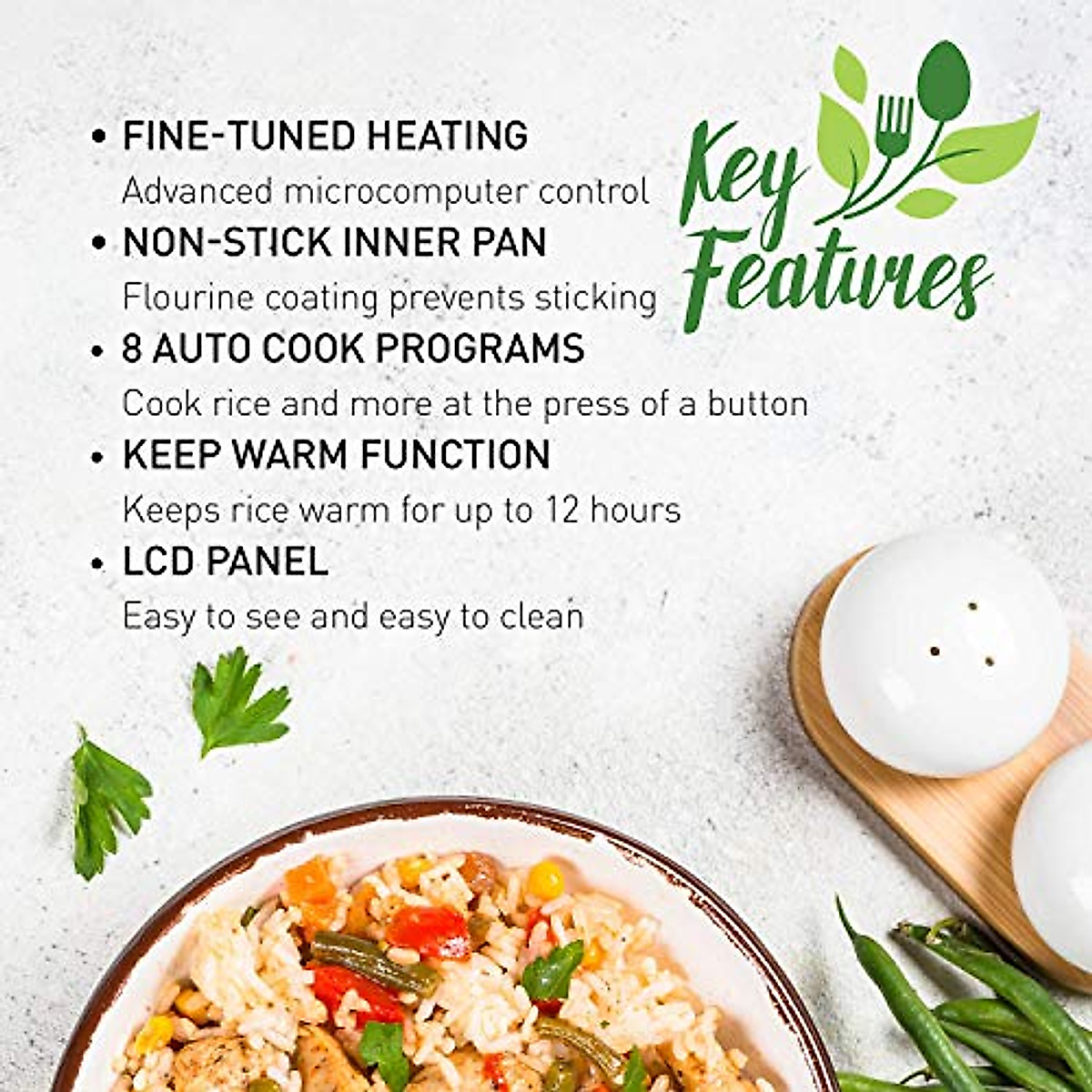 Panasonic SR-ZC075K 4-Cups (Uncooked) Rice Cooker & Multi-Cooker, Black