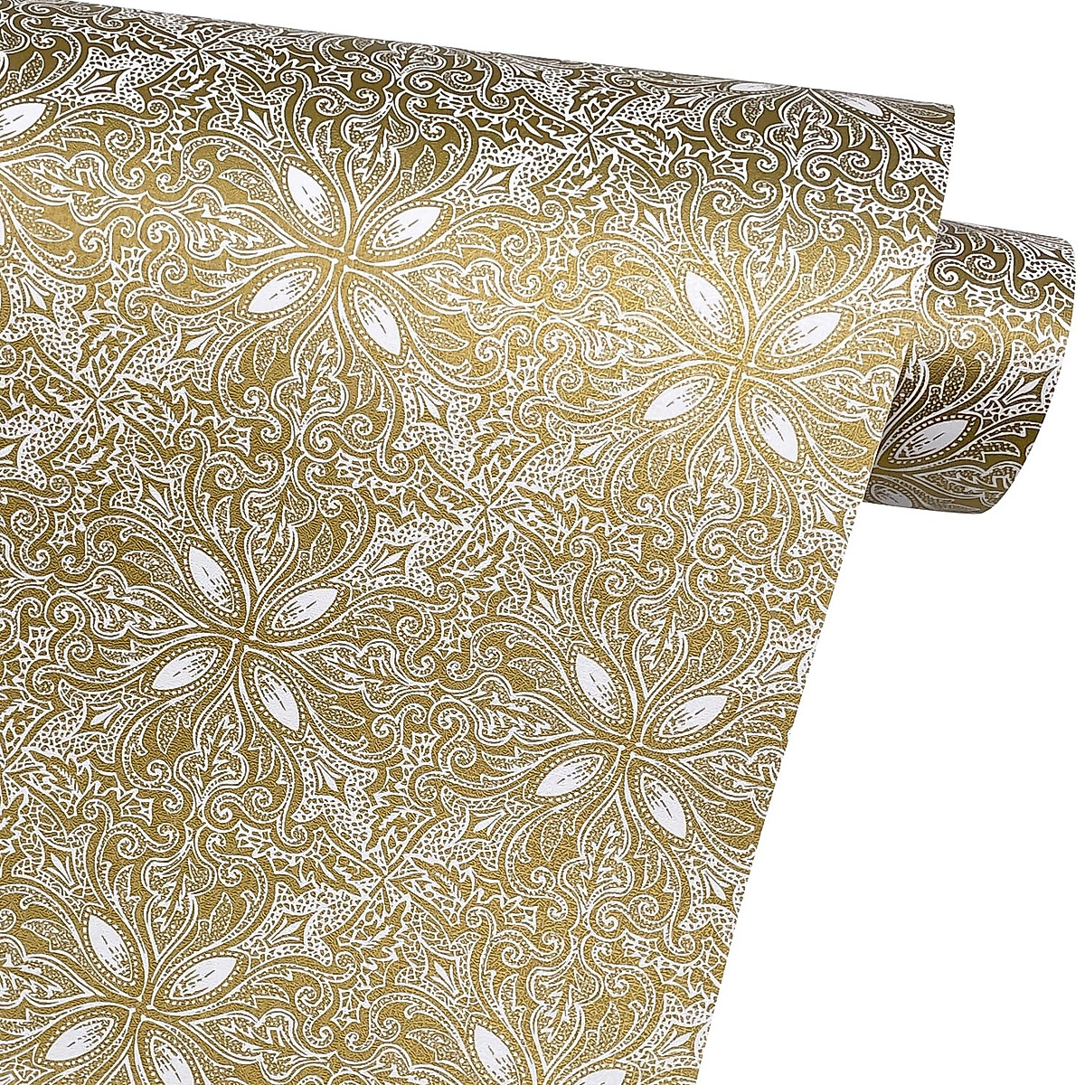 Yifely 45x300cm Retro Vines Self Adhesive Plastic Shelf Drawer Liner Moisture Proof Storage Mat