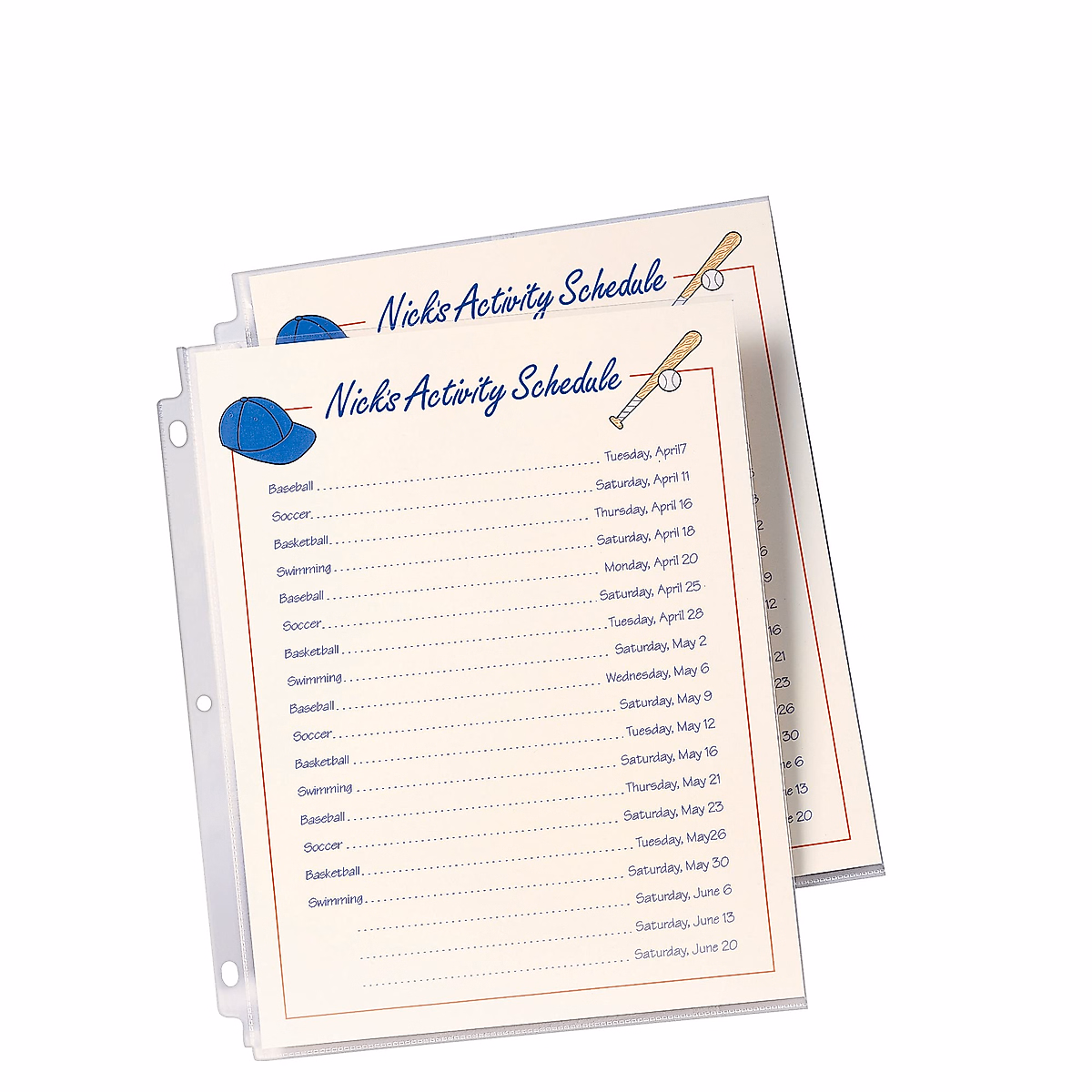 Avery Clear Economy Sheet Protectors, Top Load, 100 Document Protectors (75183)