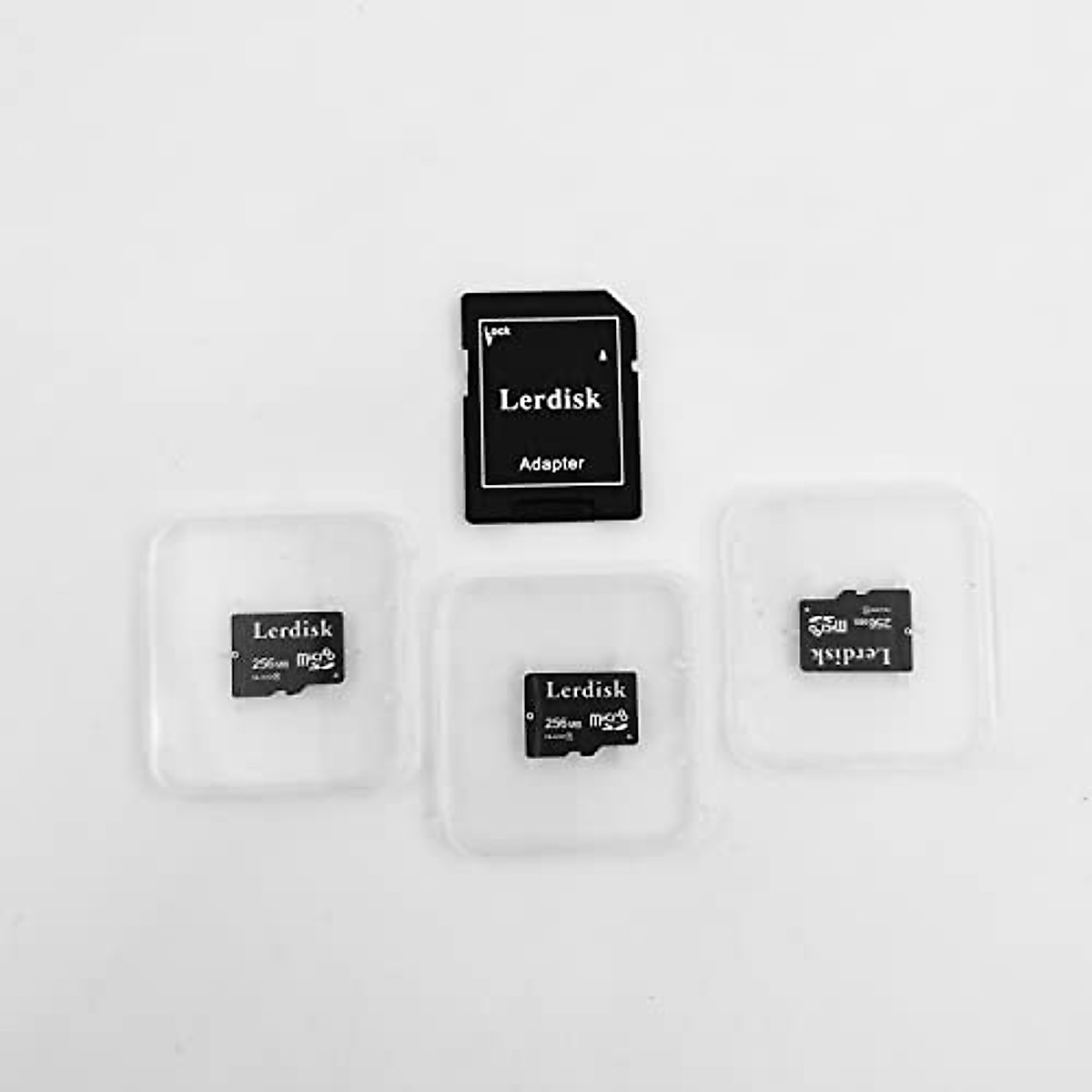 Lerdisk Factory Wholesale 3-Pack Micro SD Card 256MB Class 4 in Bulk Small Capacity 3-Year Warranty Produced by 3C Group Authorized Licencee Special for Small Files Storage or Company Use