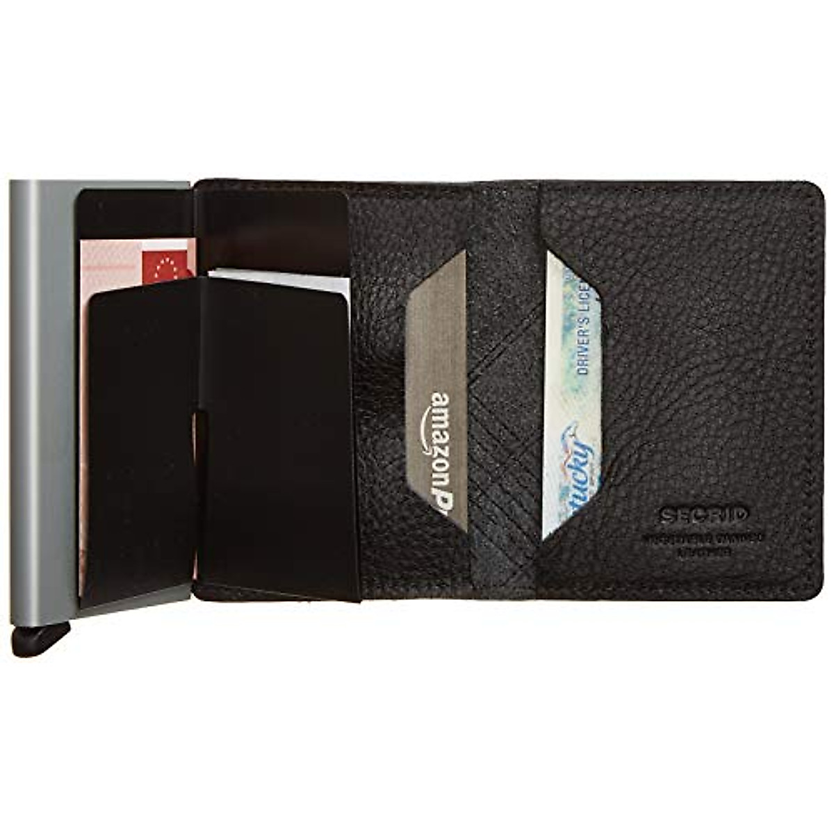 Secrid - Secrid Slim Wallet Stitch Embroidered Vegetable-Tanned (Linea Black)