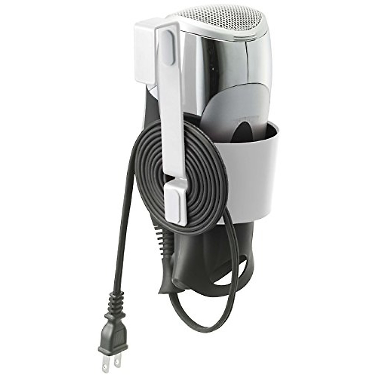 YAMAZAKI home 7581 Hair Dryer Holder, One Size, White