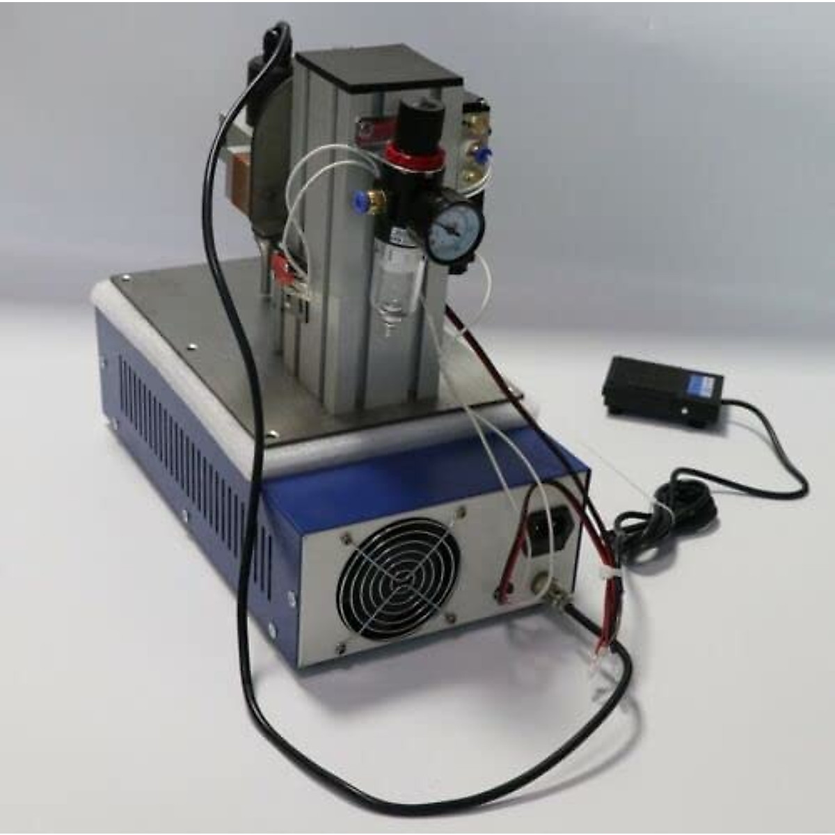 28KHz 1200W Pneumatic Ultrasonic Plastic Welder Spot Welding Machine 110V 220V