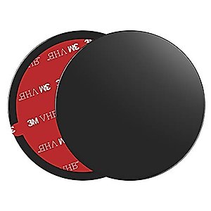 TORRAS Adhesive Sticky Pad Mounting Disk for Car Dashboard, Suction Cup Pad for Cell Phone Holder Car Mount with 80mm Diameter-One Pack