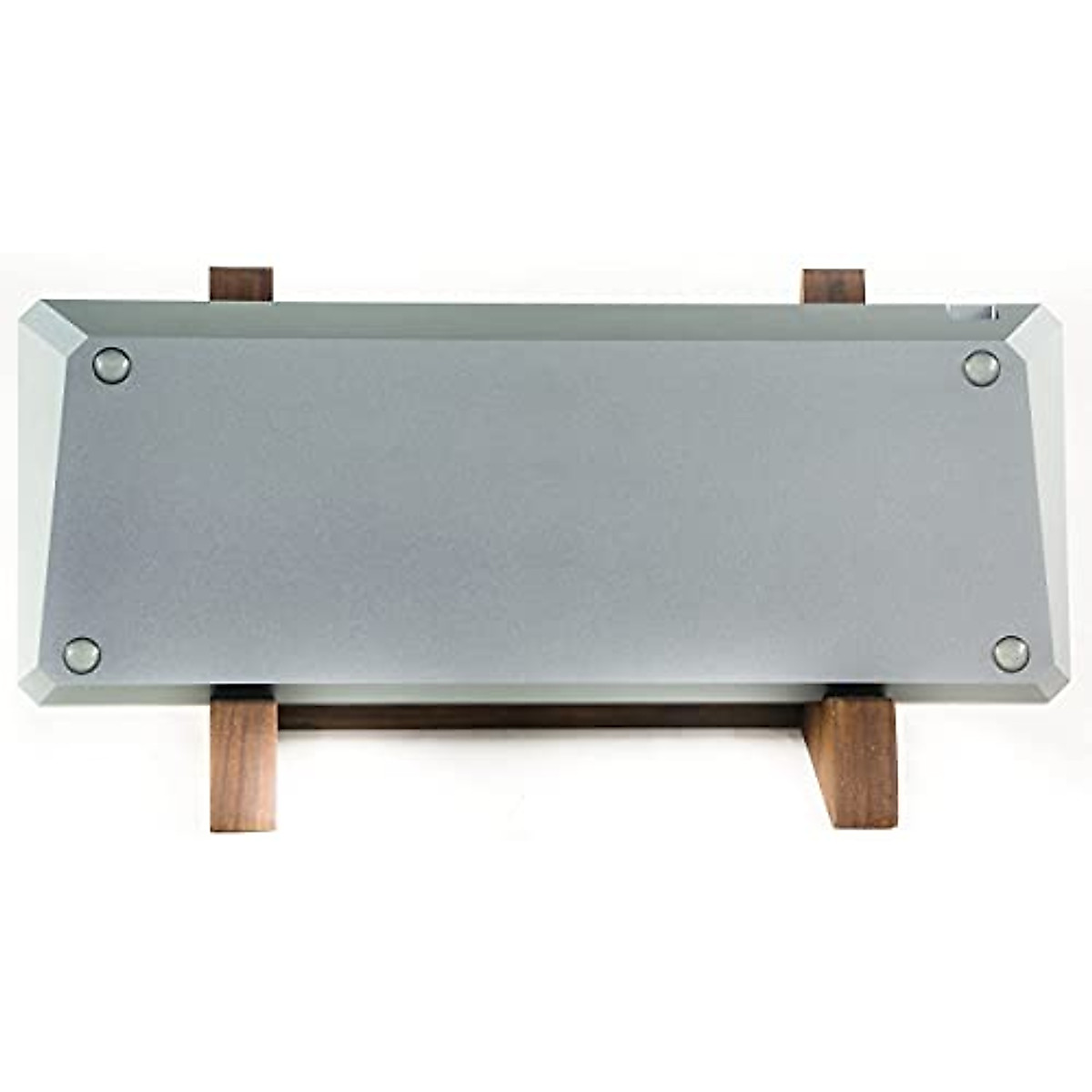 Clack Solid Aluminum Mechanical Keyboard - Cherry MX Brown Switches - Hot swappable - GK64, Grey