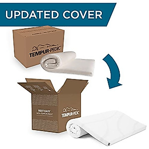 Tempur-Pedic TEMPUR Supreme 3-Inch Mattress Topper, Medium Firm, Queen, White